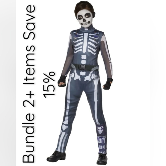 Fortnite | Costumes | Fortnite Skull Ranger Suit Costume Kids Large ...